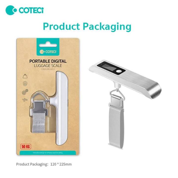 COTECi Portable Digital Luggage Scale 50 KG (TR-010) white | Daraz.com.bd