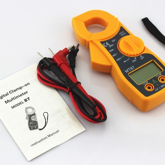 MT87 Clamp Meter MT87 Digital Clamp Meter With Auto Range System AC 20A ...