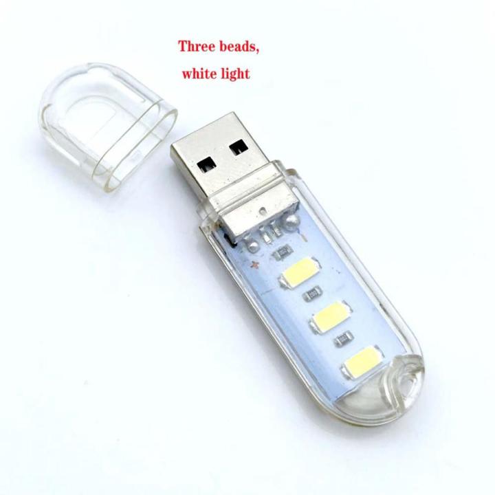 Mini Portable USB LED 5V 3 LED Light SMD Table Desk Lamp Book Flashlight Night Light for Power ...