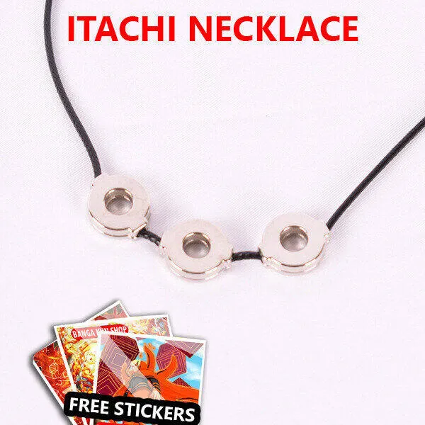 Itachi Necklace Chain Silver - Naruto Itachi Uchiha Cosplay Necklace ...