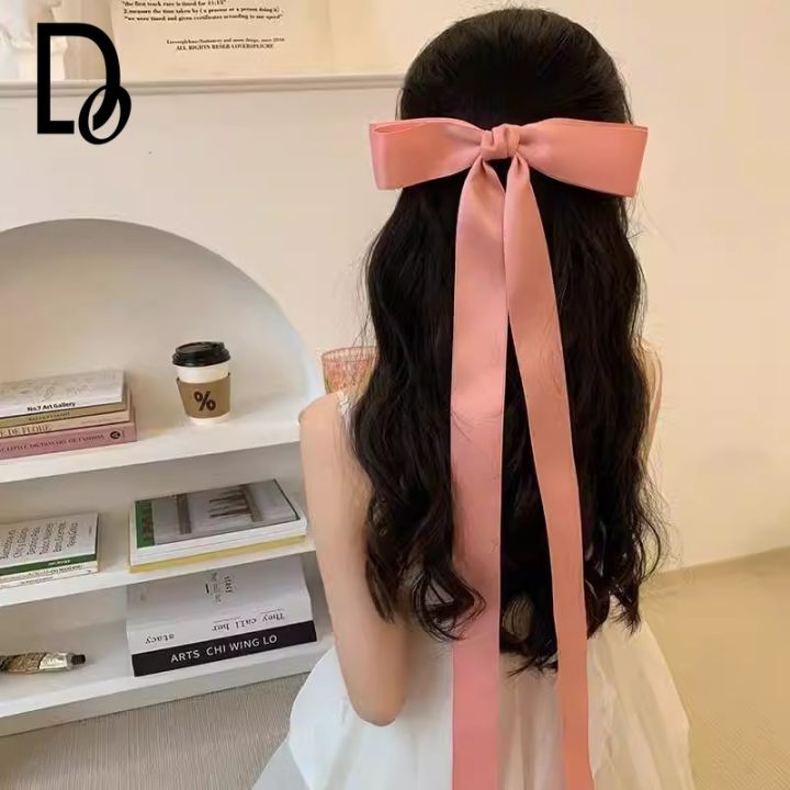 Summer Long Bow Streamer Hair Band for Girl Women Accessories 13*70CM ...