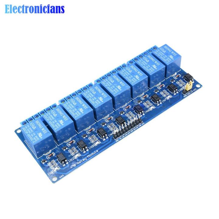 【happy one】5V 8-Channel Relay Module Board for Arduino Optocoupler 8 ...