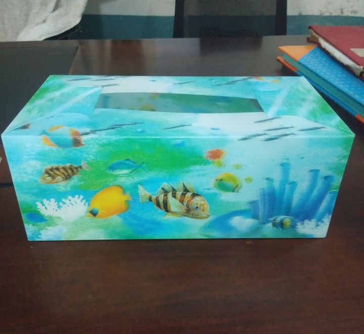 3D Foldable tissue box | Daraz.com.bd