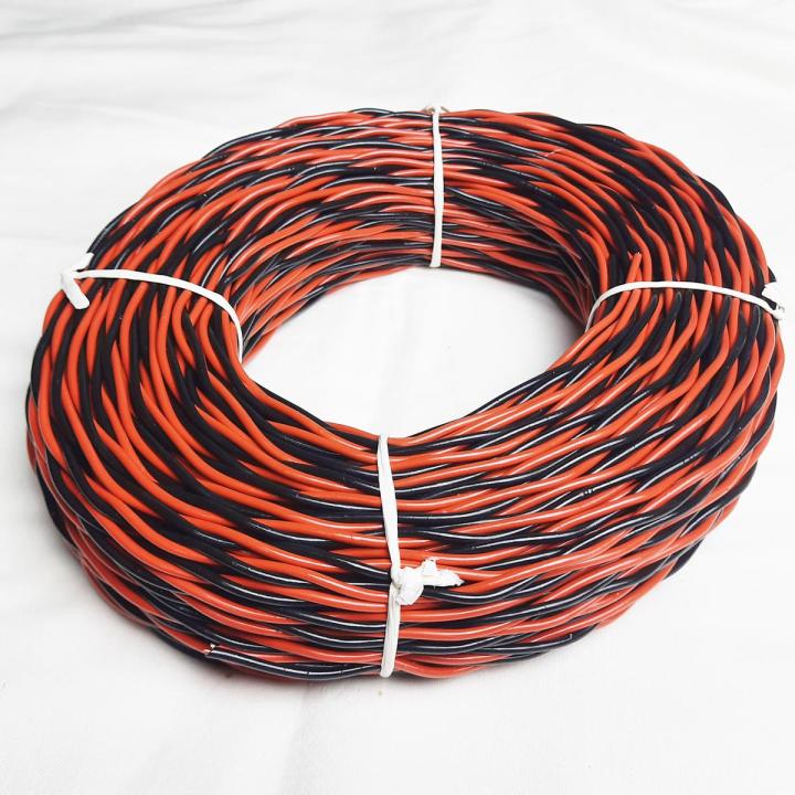 Electric Cable Wire 30 Feet 2 Pin Red Black | Daraz.com.bd