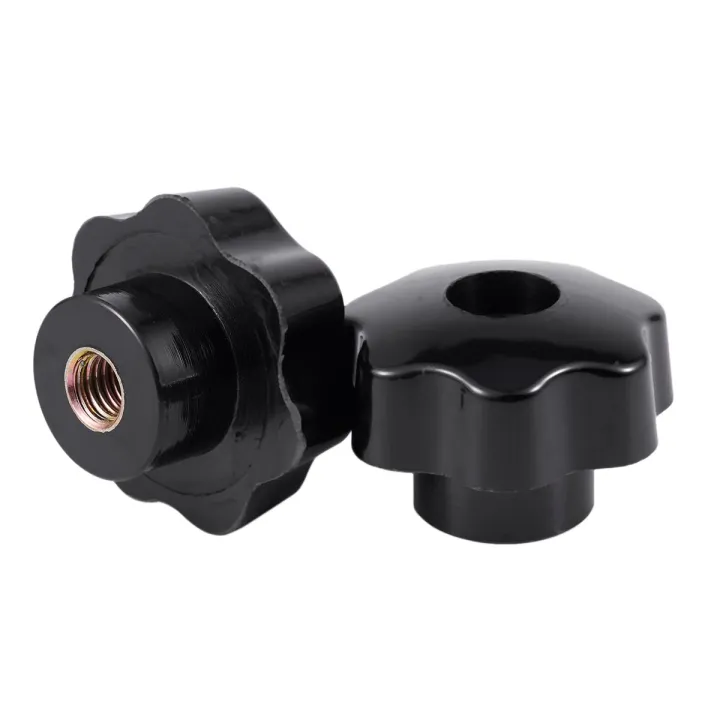 Harmony 2 Pcs M10 Female Thread Nuts 50mm Plastic Star Head Clamping ...
