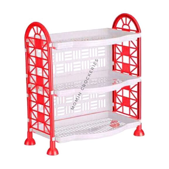 R.F.L Mini Rack (1 PCS) red and white colour - cloth rack | Daraz.com.bd