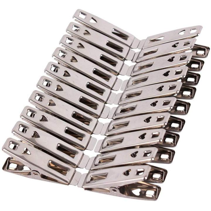 Stainless Steel Cloth Clip (20pcs) | Daraz.com.bd