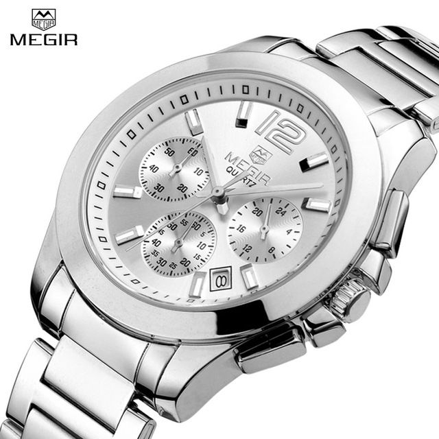 MEGIR Fashion Mens Watches for Men Top Brand Luxury Luminous Clock ...
