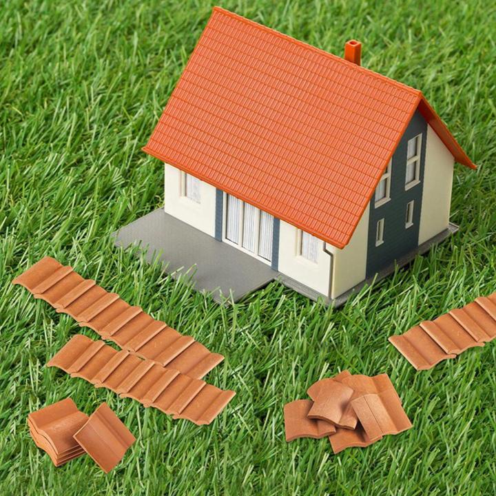 NAMUNY Roof Tiles Model Building Set Miniature Tiles Roof Tiles ...