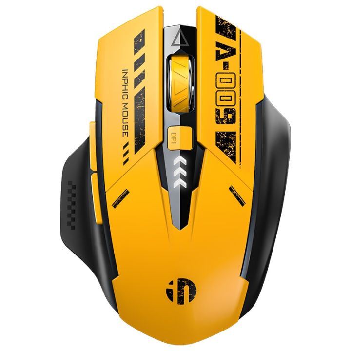 Inphic A9 Bluetooth 3 Mode Mouse Silent Charging Mechanical Feel ...