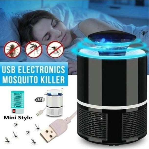 Electronics Mosquito Killer Trap Moth Fly Wasp LED Night Light Lamp Bug ...