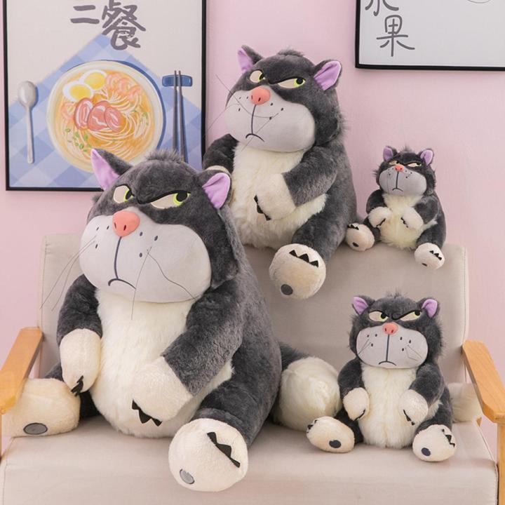 25-50cm Genuine Disney Kawaii Lucifer Plush Toy Cute Stuffed Animal ...