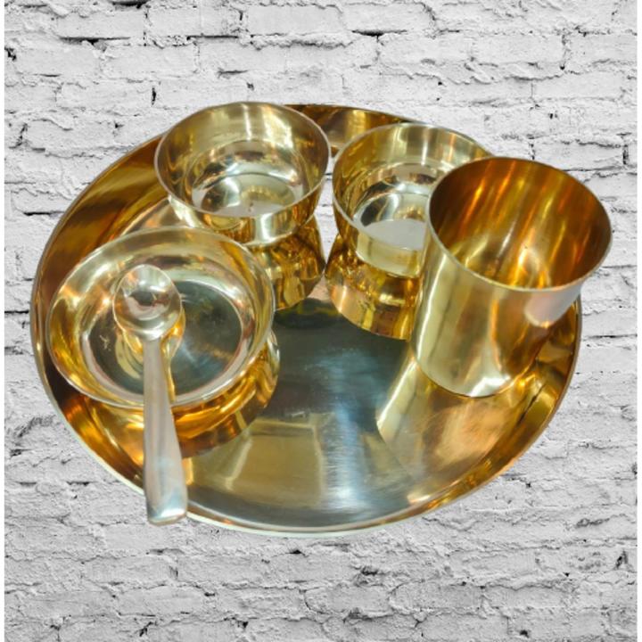 Pitol Thali Set - 100% pitol pitoler plate bati set | Daraz.com.bd
