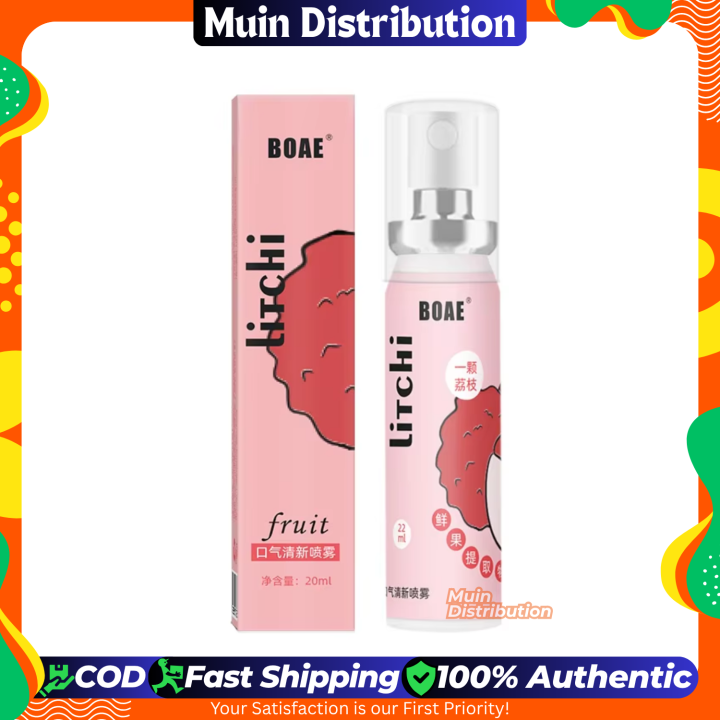 〽️ BOAE Fruit Fresh Breath Spray - Litchi Mouth Spray | Daraz.com.bd