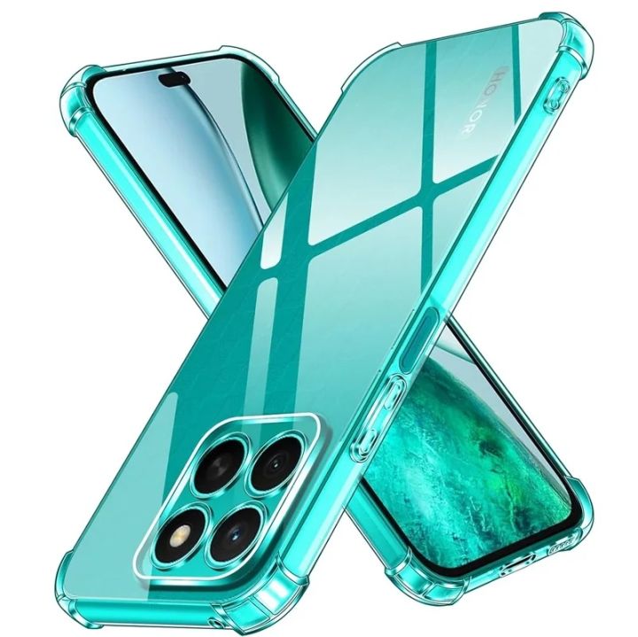 for Honor X8c 4G Four Corners Airbag Shockproof TPU Transparent Back ...