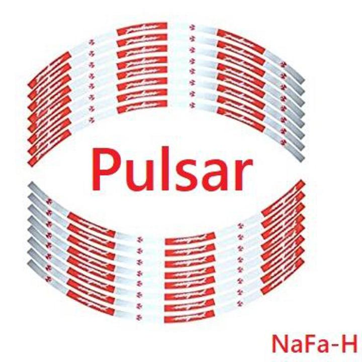 Motorcycle Bike Rim Ring Stripe Wheel Decal Sticker for Bajaj Pulsar ...