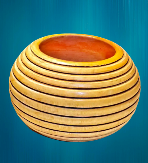Wooden Rice Pot (Dhama) wooden rice measurement pot | Daraz.com.bd
