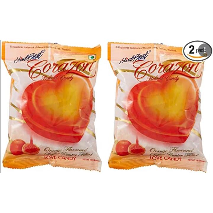 Heart Beat Corazon Love Candy Orange Flavoured Candy 150Gm | Daraz.com.bd