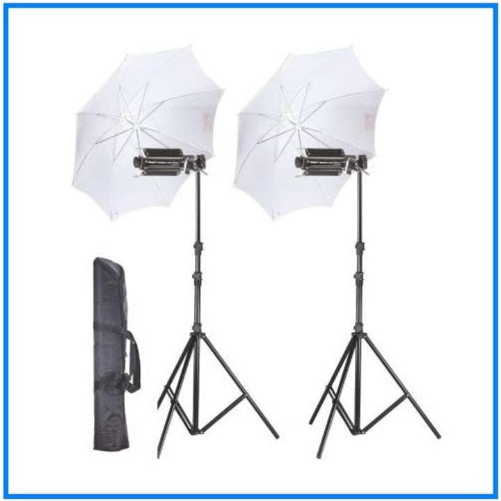 Simpex Portrait Continuous Light Setup with White Umbrella and Light ...