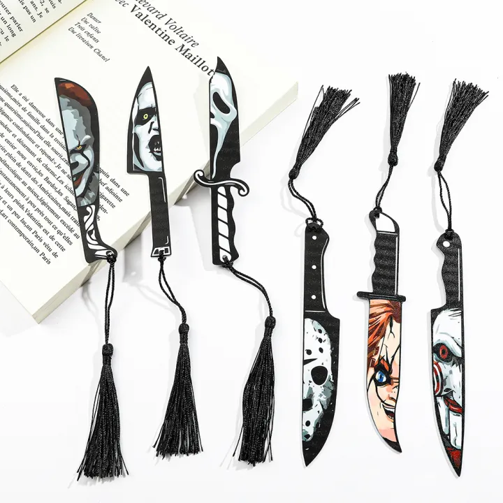 Anime Horror Killer Bookmarks Fruit Knife Series Bookmarks Acrylic for ...