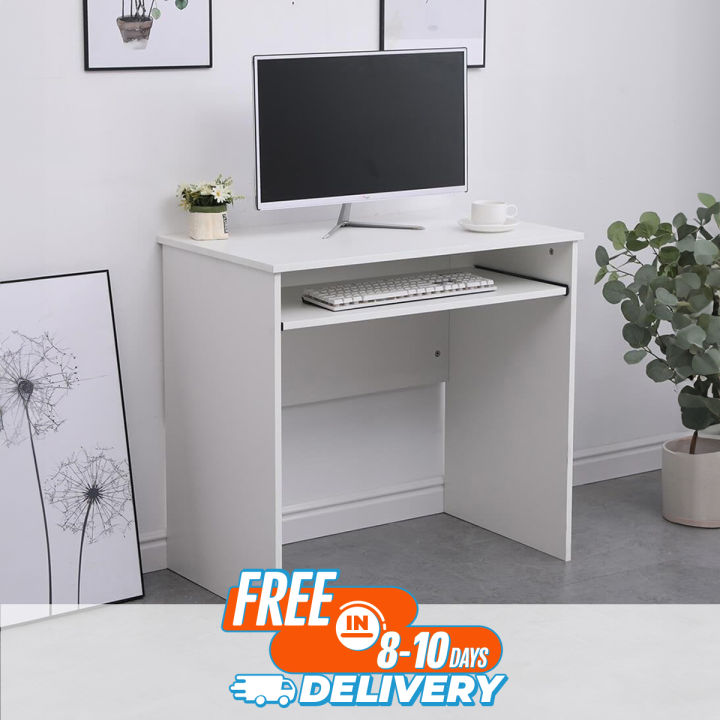 30x30x16 inch Computer Table Desktop table with Keyboard tray ...