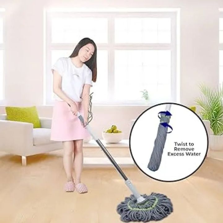 Freshome Twist Mop with Telescopic Adjustable Perfect for Cleaning ...