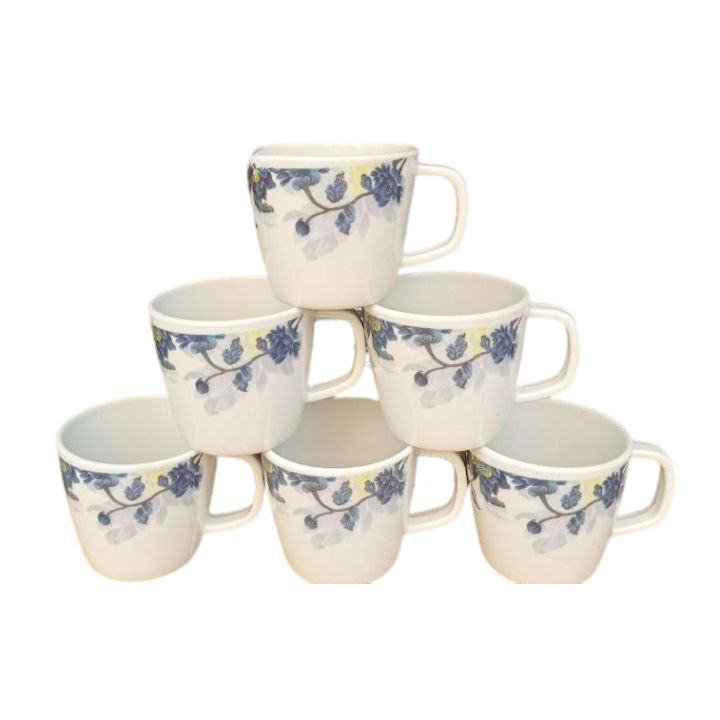 Gold Melamine 3" Round Tea Cup( 6 Pcs Set) - Coffee Mug - Coffee Mug ...
