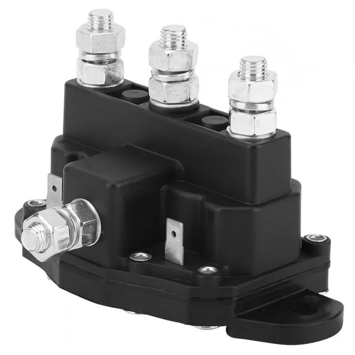 6 Terminal 12V Winch Motor Reversing Solenoid Switch Relay Contactor ...