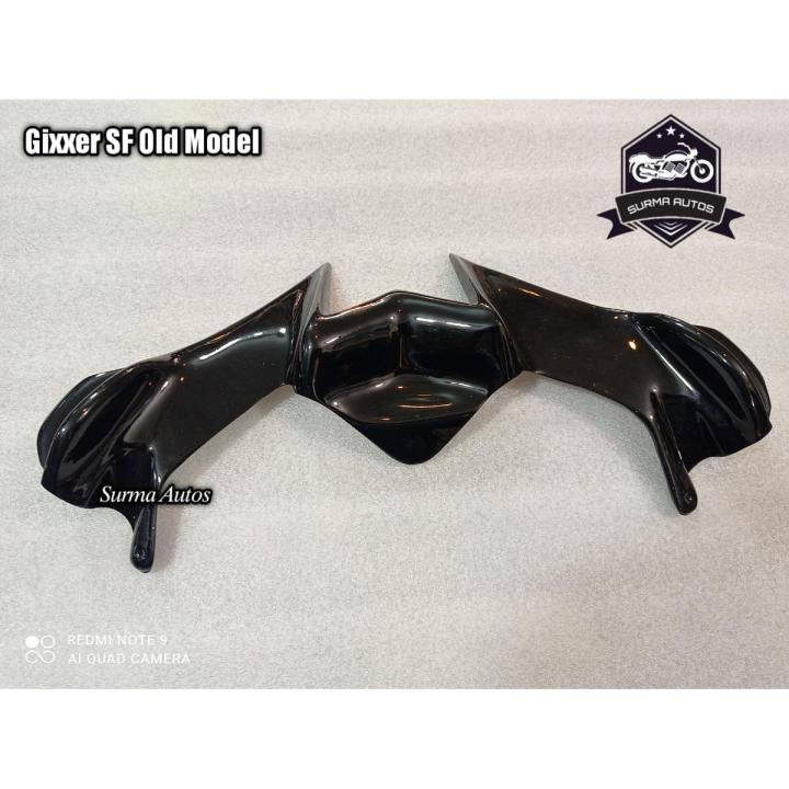 Motorcycle Front Winglet For SUZUKI Gixxer SF Old Model (Black) | Daraz ...