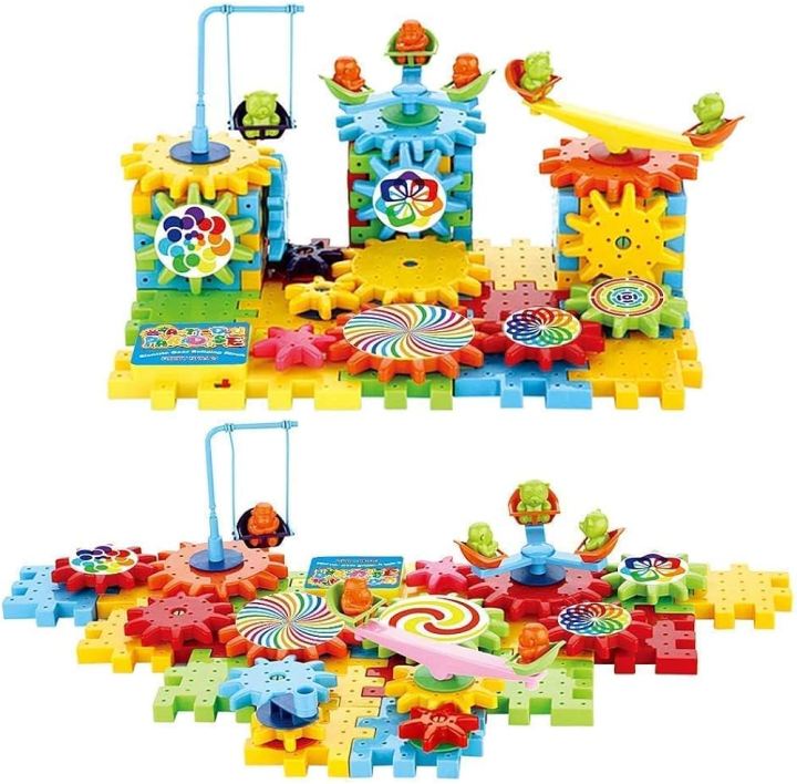 Miracle bricks 101 pieces interlocking learning blocks motorized ...