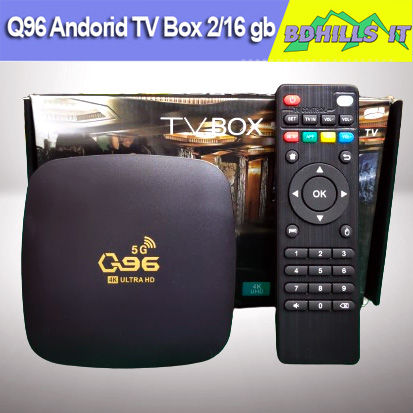 Q96 Tv Box - Q96 Ultra HD 4k 5G smart android Tv Box - 2\16 GB - Original Memory | Daraz.com.bd