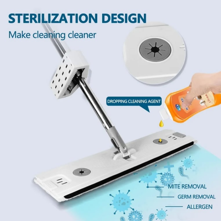 Premium Microfiber Flat Mop for Floor Cleaning M-6 | Daraz.com.bd