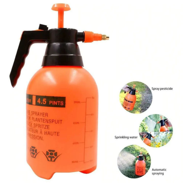 2 Liter Bottle Water Sprayer - Pump Pressure Handheld Garden Spray ...