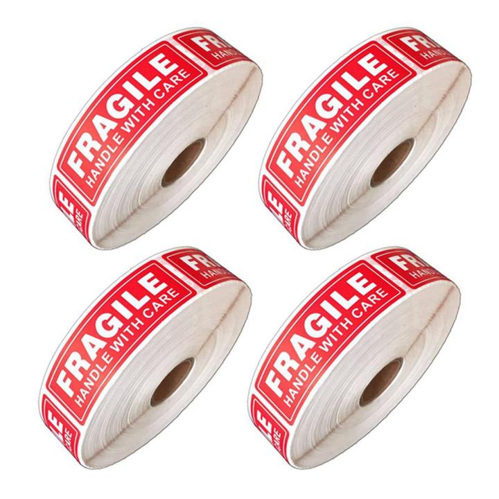 4 Roll/500Pcs Fragile Stickers - Fragile Handle with Care Labels - for ... 4 Roll/500Pcs Fragile Stickers - Fragile Handle with Care Labels - for ...