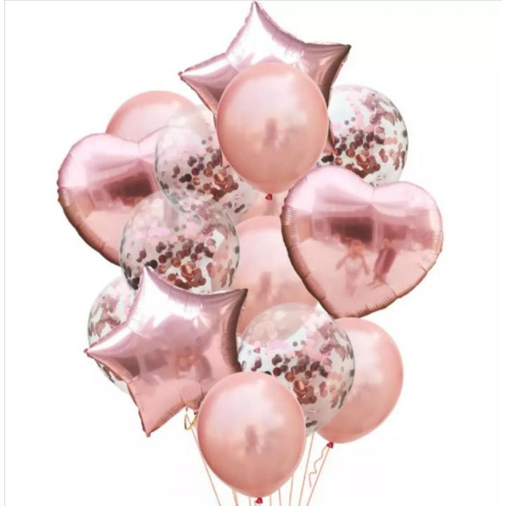 Party balloons mix 14 PC | Daraz.com.bd