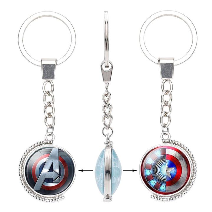 Marvel Legends Avengers Accessories Key Chain Captain America Time Gem ...