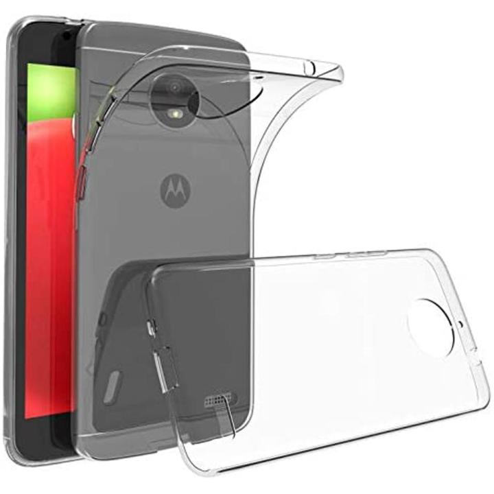 Motorola E4 Plus Luxury Crystal Clear TPU Soft Case Transparent Slim ...