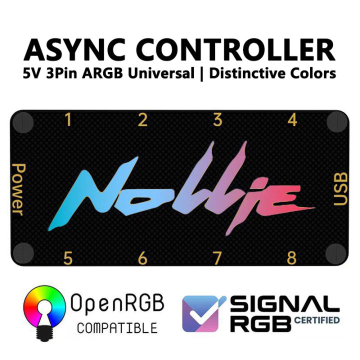 【Free shipping】 Nollie SignalRGB OpenRGB Universal 5V 3PIN ARGB ...