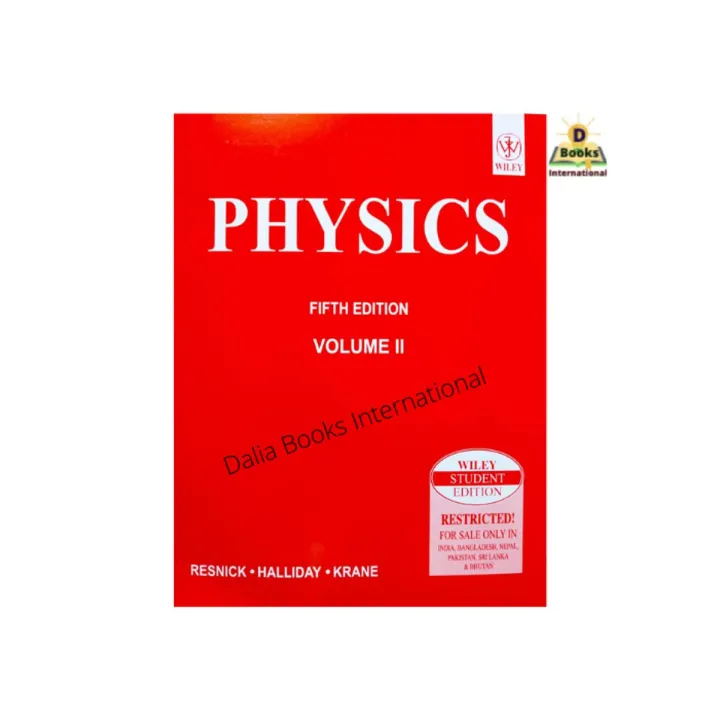 Physics Volume-2 by Halliday, Resnick, Krane | Daraz.com.bd
