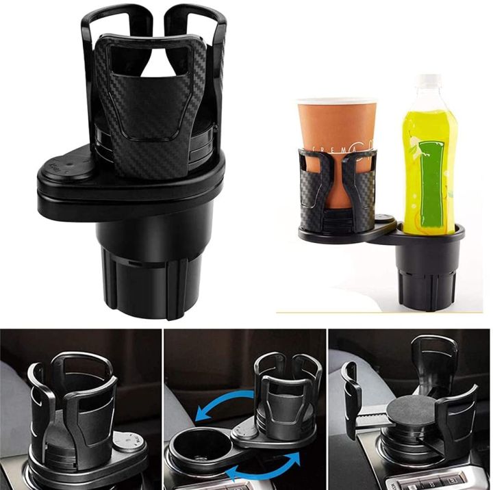 2 in 1 Adjustable Car Cup Holder Car Multifunction Cup Holder Expander ...