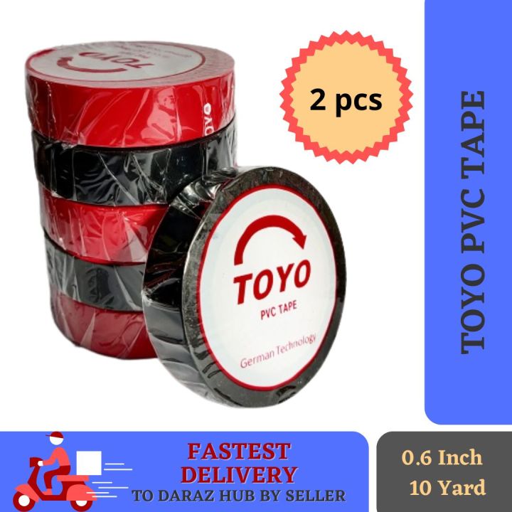 Toyo PVC Electrical | 2 Pcs | Tape Heat Resistant Flame Retardant ...