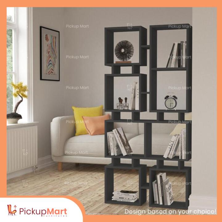 Laminated Board Book Shelf | Showpiece Rack | Living Room furniture ...