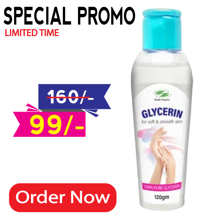 Shadin Organic Glycerine - 120g | Daraz.com.bd
