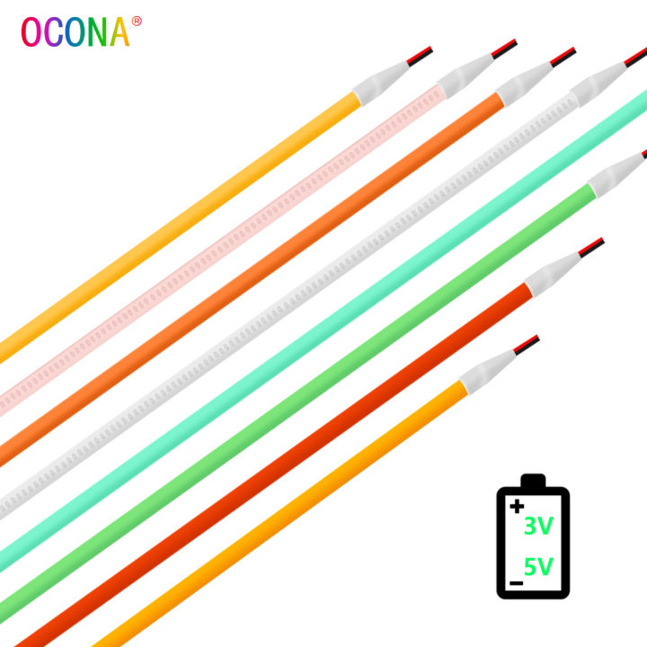 3V/5V 3mm Super Thin COB LED Strip Light for Toy DIY Decoration USB ...