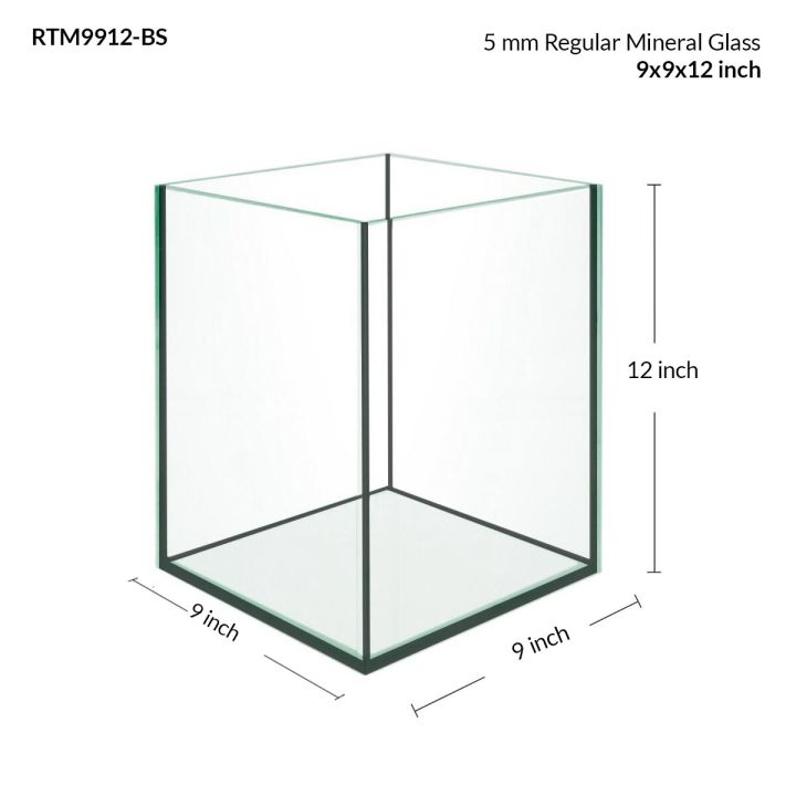Tall Cube Tank | Nano Cube Black Seam Aquarium | Tall Nano Tank | for ...