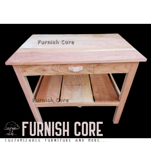 Heavyweight wooden table long lasting and strong | Daraz.com.bd