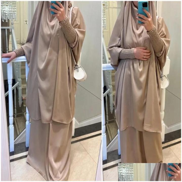 Women Muslim Prayer Garment Jilbab Set Abaya without Hijab | Daraz.com.bd