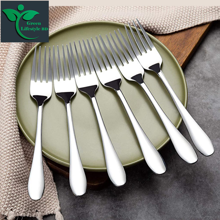 Stainless Steel 6pcs fork spoon for any occasion food and desserts ...