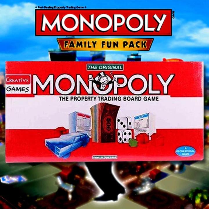 Plastic Monopoly Property Tranding Board Game | Daraz.com.bd