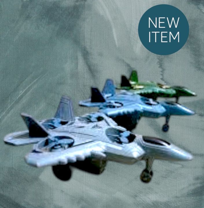 IndusBay® 6.6 Inch Inertia Friction Army Fighter Jet Unbreakable Toy ...